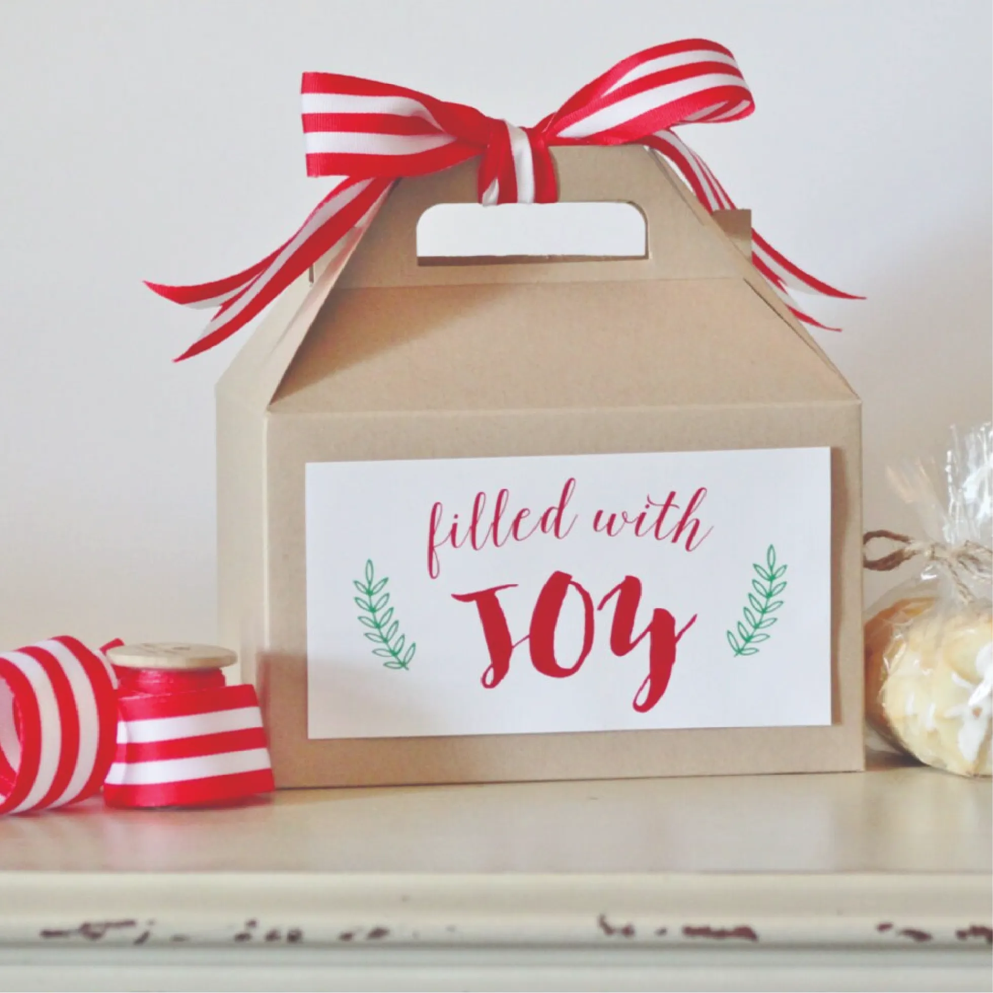 Christmas Gable Boxes Packaging Supplier Free Shipping UK