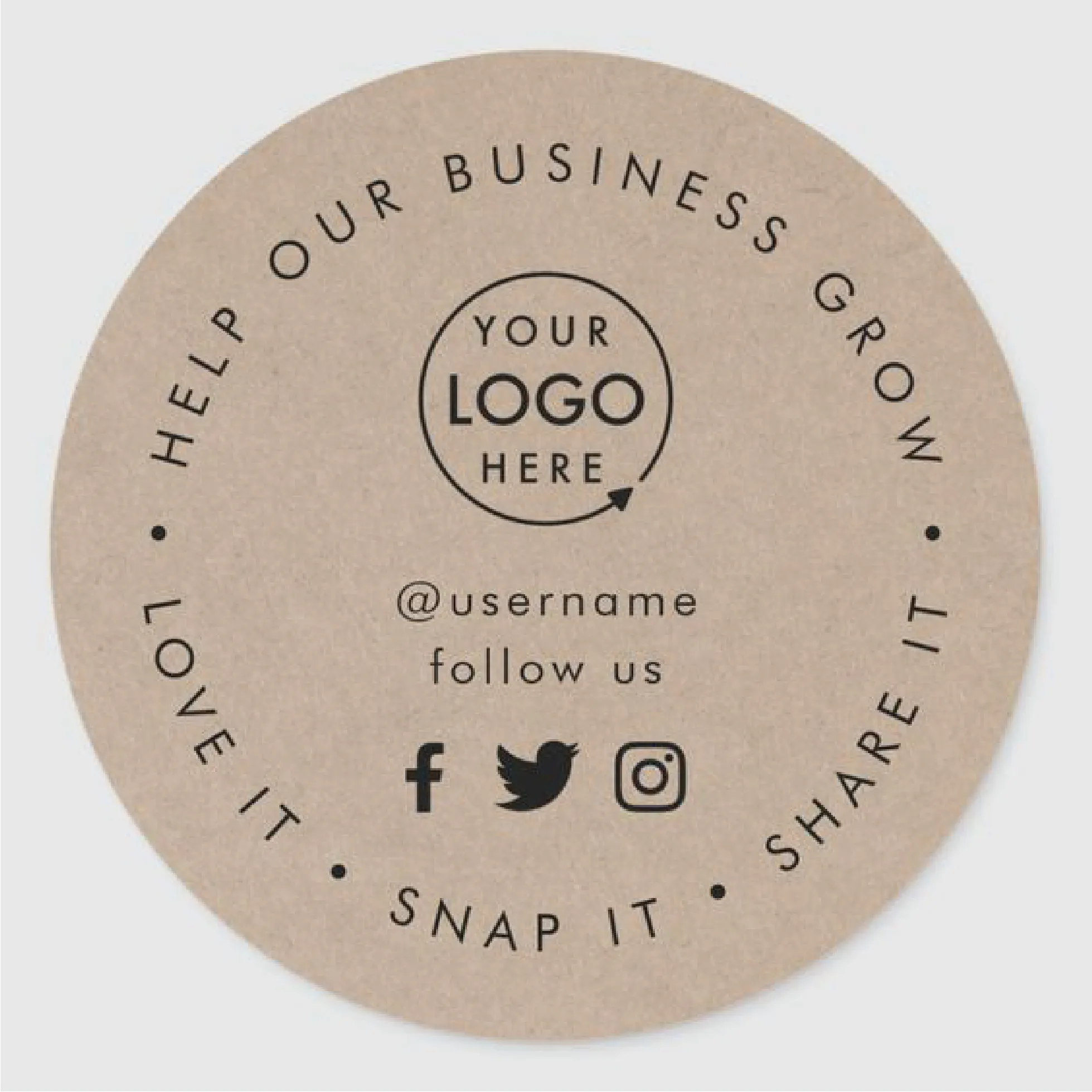 Custom Personalised Business Stickers UK Free Shipping