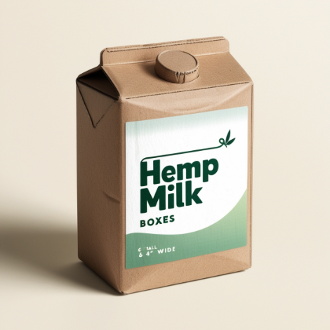 Custom Hemp Milk Boxes & Packaging - Free Shipping UK