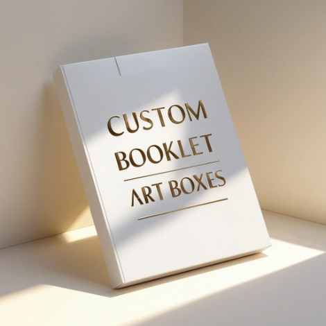 Custom Booklet Art Boxes & Packaging Wholesale Free Shipping