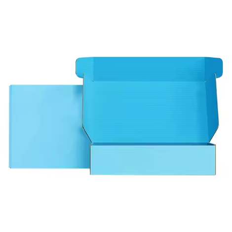 Custom Blue Mailer Boxes | Free UK Shipping