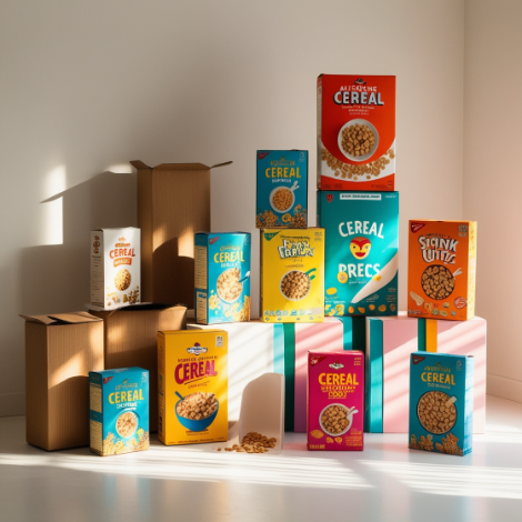 Custom Cardboard Cereal Boxes | Free UK Shipping