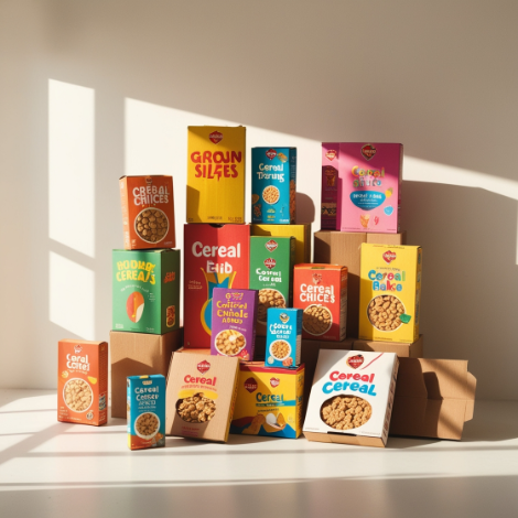 Custom Cardboard Cereal Boxes | Free UK Shipping
