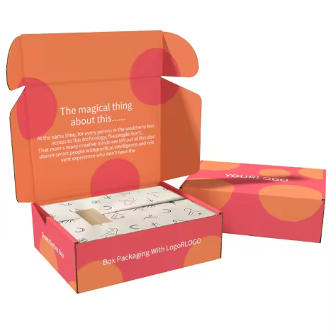 Orange Mailer Boxes | Free UK Shipping