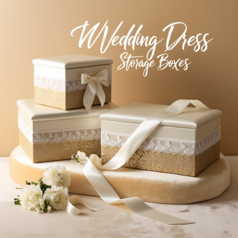 Custom Wedding Dress Storage Boxes | Free UK Shipping