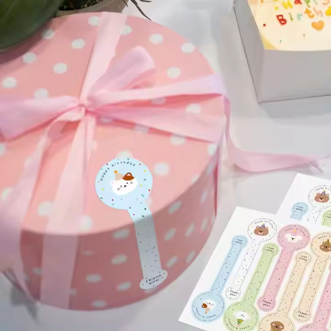 Custom Cake Box Labels