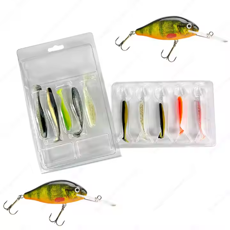 Custom Clamshell Packaging For Fishing Lures
