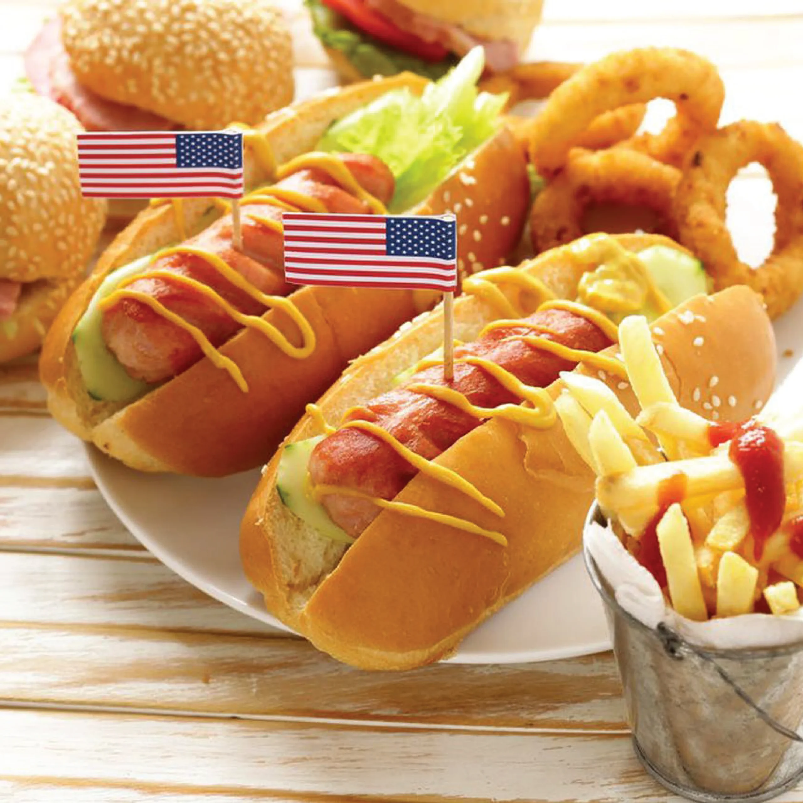 Custom Food Flags