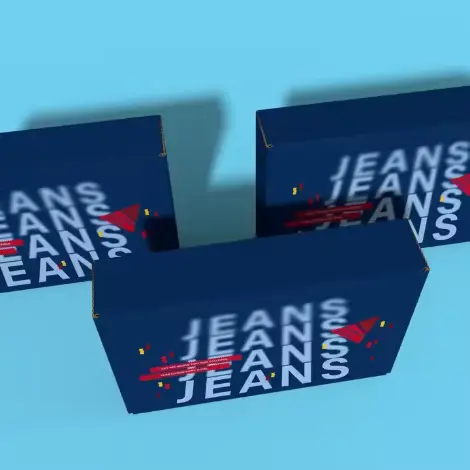 Custom Jeans Blue Mailer Boxes UK – Free Shipping