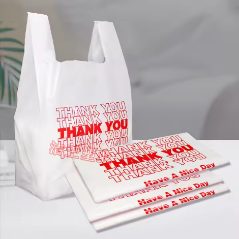Custom Plastic Bags With Handles