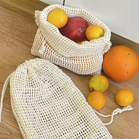 Custom Vegetable Packaging Net Bags