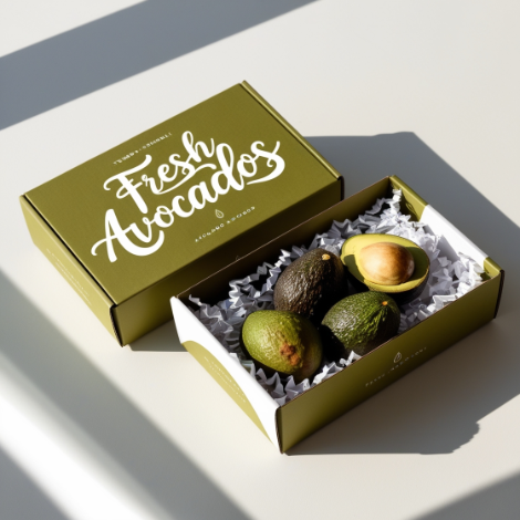 Custom Avocado Packaging Boxes UK – Free Shipping
