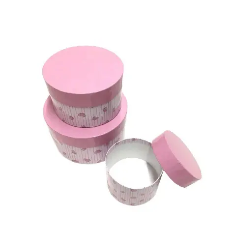 Custom Round Gift Box With Lid